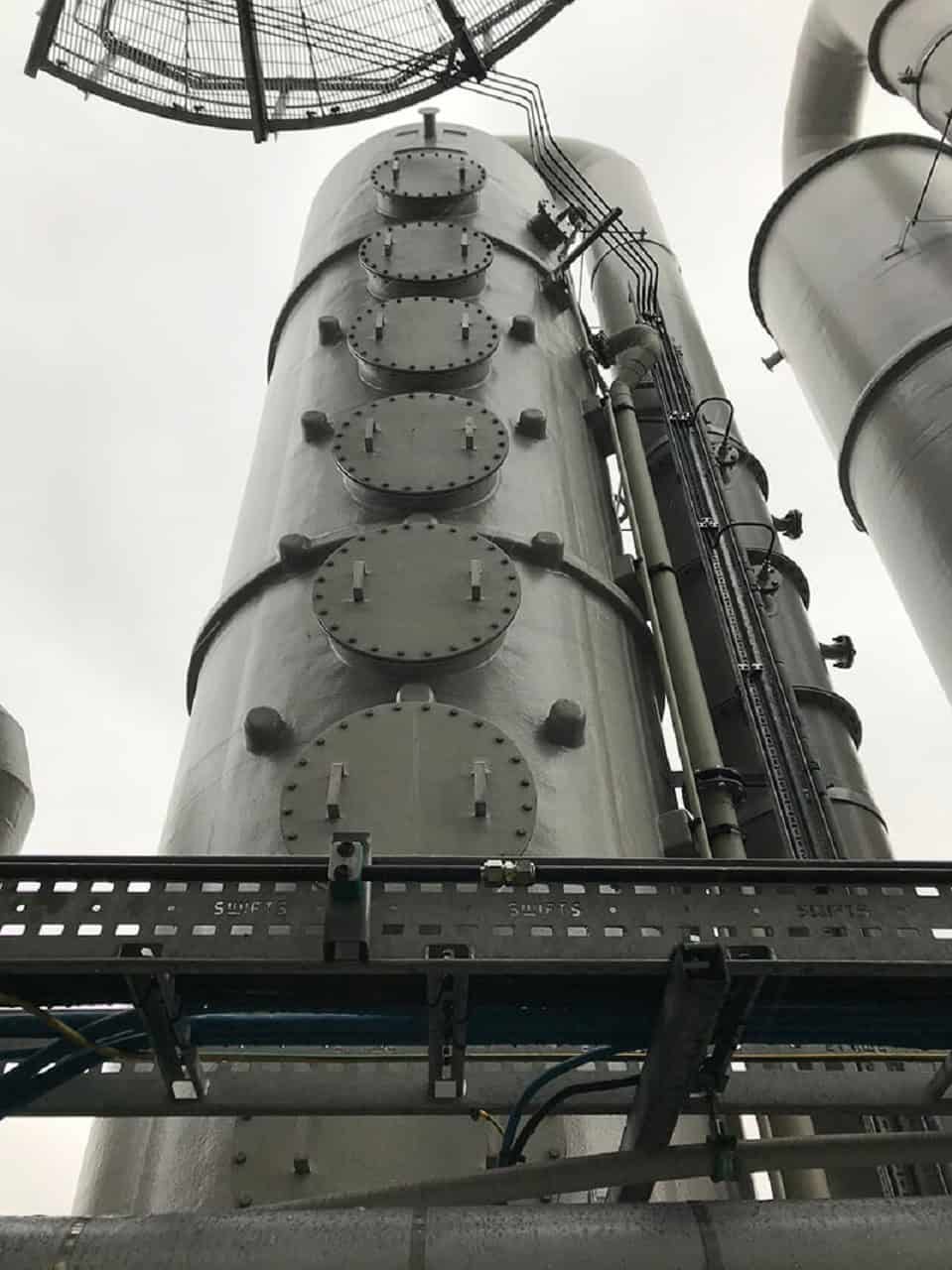 برج تقطیر سینی‌دار Tray Tower - ابرار صنعتی